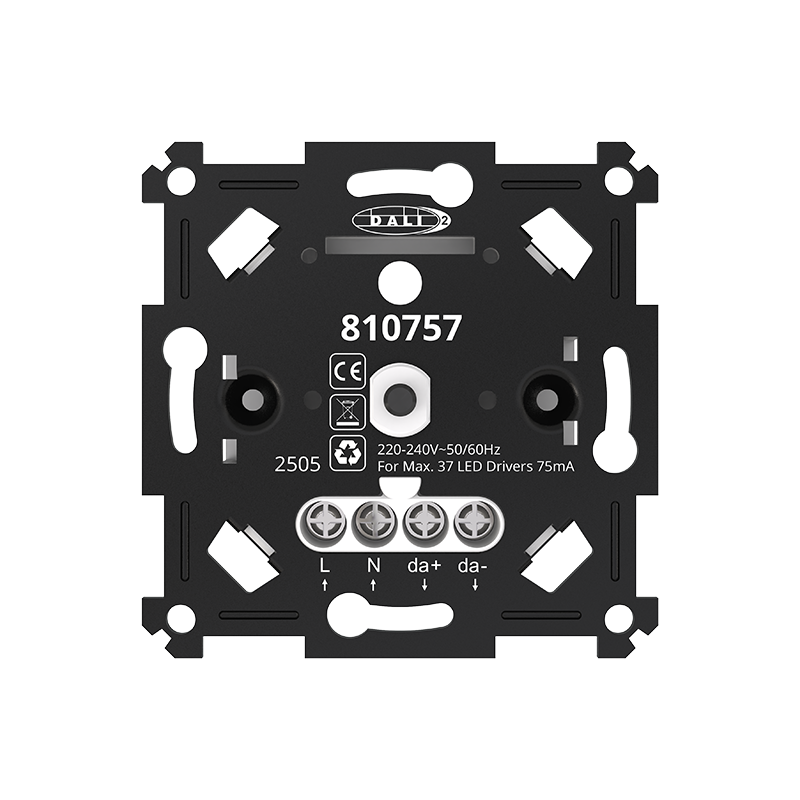 Triac Universal-LED-Dimmer | 0,5-200 W | Schwarz | Triac und DALI dimm ...